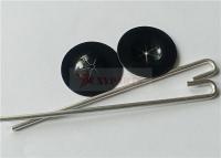China 2.5mm Aluminium Solar Panel Proofing Mesh Clips With Black Coating Self Locking Washers for sale