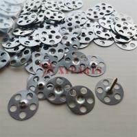 China Round Self Locking Insulation Washers With 3.5x32 Mm Screws For Insulation Board Fixing for sale