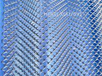 China 6mmx6mm Aluminum Drapery Metal Mesh Curtain For Fireplace Screen for sale