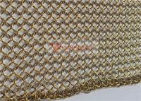 China 12mm Chainmail Wire Mesh Curtains Stainless Steel For Exterior Design for sale