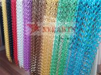 China Decorative Fly Screen Anodized Aluminum Chain Curtain for sale