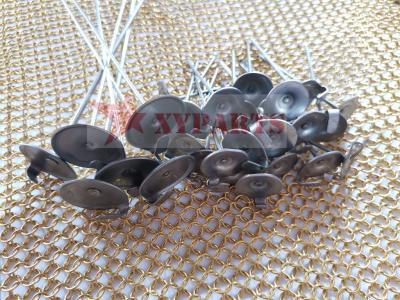 China Steam Trap Heat Shield Thermal Insulation Jacket SS Metal Lacing Anchors for sale