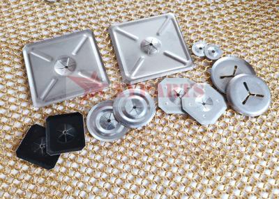 China Round Square Speed Metal Self Locking Washers For Fixing Insulation Pins for sale