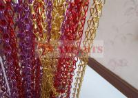 China Fly Screen Mesh Room Dividers Decorative Door Aluminum Chain Curtain for sale