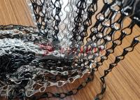 China Space Divider Anodized Aluminium Chain Link Fly Curtain Double Hook Chain for sale