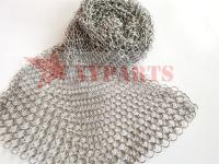 China Space Partition Stainless Steel Metal Ring Mesh 1.2mmx10mm for sale