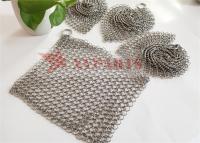 China Small Ring 8 In Chainmail Scrubber Dishcloth Cookware for sale