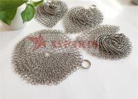 China 7 Inches Stainless Steel Cleaning Mesh Scrubber for sale
