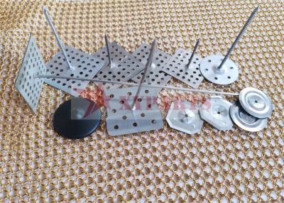 China Building Materials Steel Perforated Base Insulation Hangers For Fiberglass Wool for sale