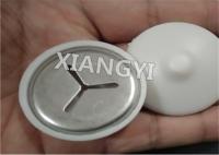 China Black White Plastic Cap Washers With 3 Slots Metal Clip Insert For Weld  Pins for sale