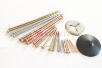 China Copper Zinc Coated Metal Soft CD Weld Pins for sale