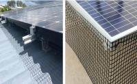 China Solar Panels Aluminum Self Locking Clips For Attaching Squirrel Guard Wire for sale