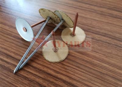 China Building Material Rook Wool Insulation Fastener Thermal CD Weld Nails With Cupped Base for sale