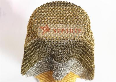 China Chrome Plate Ring Mesh Curtain In Chainmail for sale