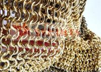 China Decorative Flexible 1.2mm Metal Mesh Curtain Various Colors Interior Decoration for sale