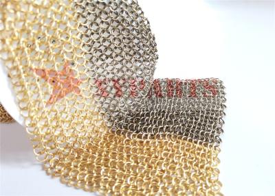 China Chain Mail Wire Metal Architectural Ring Mesh For Decorative Protection for sale