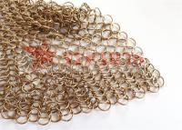 China Chain Mail Wire Metal Architectural Ring Mesh For Decorative Protection for sale