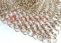 China Easy Installation Welded Wire Ring Mesh For Decorative Curtain Wall for sale