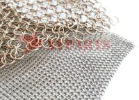 China Electroplating Metal Ring Mesh Space Division in Easy Installation for sale