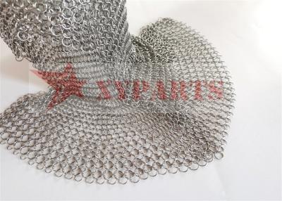 China Fire Resistant Decoration Stainless Steel Ring Mesh Curtain for sale