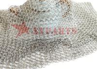 China Metal Welded Ring Mesh Chain Mail Curtain for sale