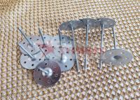 China Metal 35mm Round Disc Insulation Anchors With Self Locking Dome Cap Washer for sale