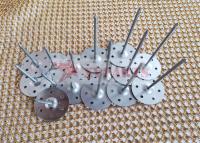 China Metal 35mm Round Disc Insulation Anchors With Self Locking Dome Cap Washer for sale