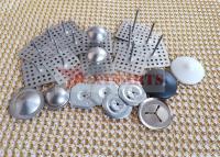 China 40mm Square Head Perforated Base Insulation Hangers For Fixing Fire Protection for sale