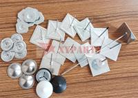 China Galvanized Steel Rock Wool Fixed Insulation Nail Self Stick Pins With Double Self Adhesive Tape for sale