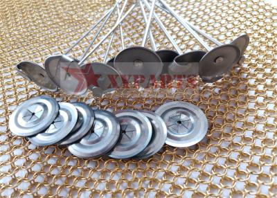 China Fire Protection Hook Metal Lacing Anchors For Fix Blanket Insulation Steam Line for sale
