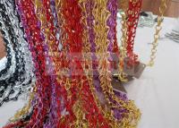 China Double Hook Aluminium Chain Door Fly Screen Curtain Various Patterns for sale