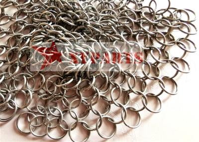 China Weld Type Stainless Steel Metal Ring Mesh For Decorativing Building Facades for sale