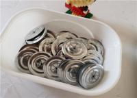 China 32mm Round Insulation Self Locking Washer For Perforated Base Pins Fixed for sale