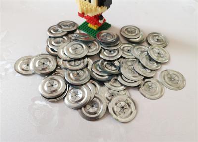 China 32mm Round Insulation Self Locking Washer For Perforated Base Pins Fixed for sale