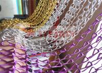 China Decorative Aluminum Chain Metal Mesh Curtain For Hanging Room Divider for sale