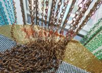 China DIY Aluminum Chain Curtain Variours Color And Dimensions For Space Divider for sale