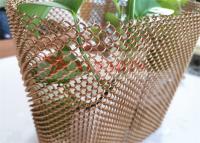 China Anodic Oxidation Aluminum Coil Metal Mesh Curtain Interior Exterior Decoration for sale