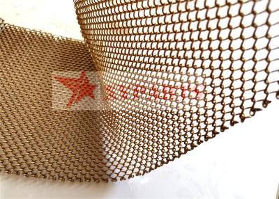 China Drapery Design Links Window Treatments Aluminum Gold Chain Link Curtain for sale