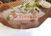 China Hanging Woven Wire Mesh Shower Curtain Aluminum Coil for sale