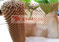 China Aluminum Chain Link Metal Mesh Curtain 1mm Dia 6mm Aperture for sale