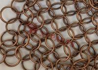 China Stainless Steel Chain Mail Wire Mesh 20 Mm Outer Diameter for sale