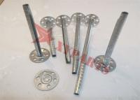 China 35mm Perforated Base Insulation Metal Plugs For Fixing Building Boards for sale