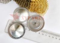 China High Hardness Galvanized Steel 50mm Round Dome Cap Speed Clips for sale