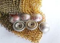 China Fast Type 22mm Stainless Steel Insulation Dome Caps For Locked Lacing Anchors for sale