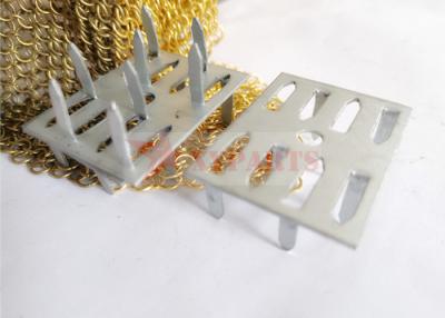 China Perforated Acoustical Insulation Impaling Clips for sale
