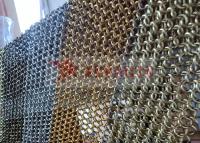 China Multi Style Color Space Divider Metal Ring Mesh For Interior Decoration for sale
