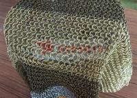 China Woven Type Partition Screen Metal Ring Curtain for sale