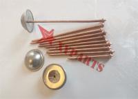 China Copper Plated CD Weld Pins With Metal Washers For Fixing Thermal Insulation Material for sale