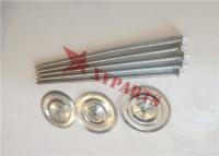 China 12ga Galvanized Steel Marine CD Weld Pins With Self Locking Wahser For Thermal Insulation for sale