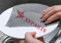 China Ss316 Welded Chain Mail Scrubber Kitchen Tools Cleaner for sale